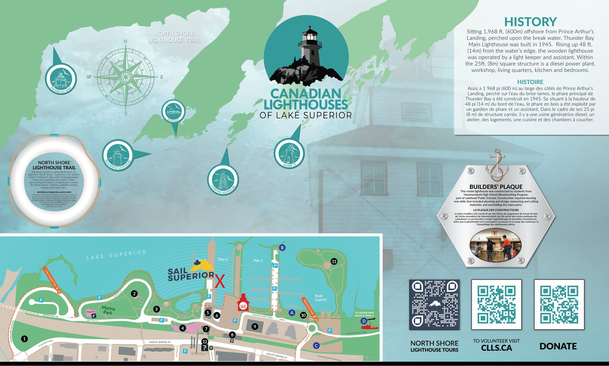 Lighthouse trail discovery to Porphyry Island - Sail Superior